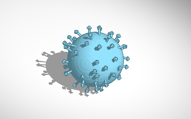 3D design Virus - Angelina - Tinkercad