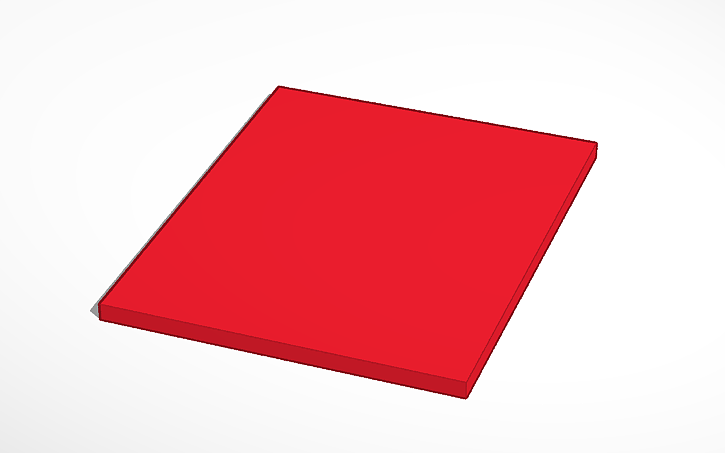 3D design Rectangle - Tinkercad