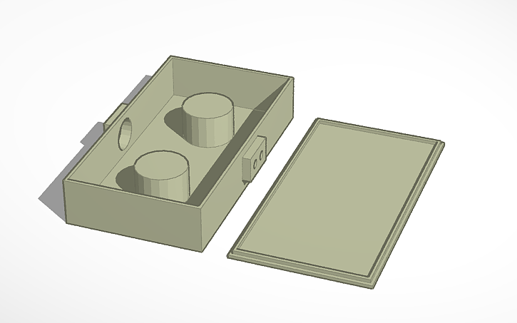 3D design 4:1 Balun Box with Cover - Tinkercad
