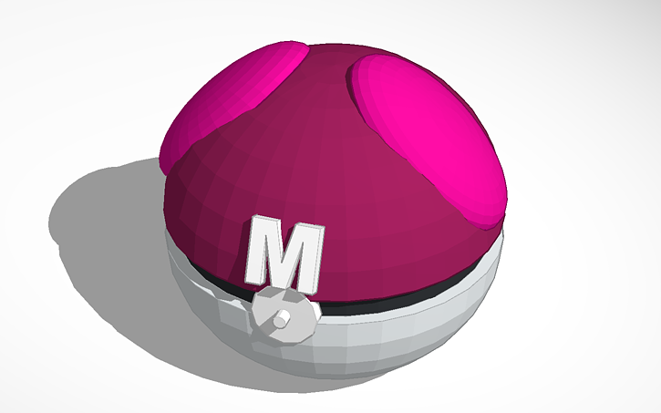 3D design master ball | Tinkercad
