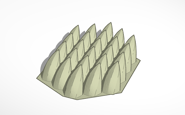 3D design Dragon Scales - Tinkercad