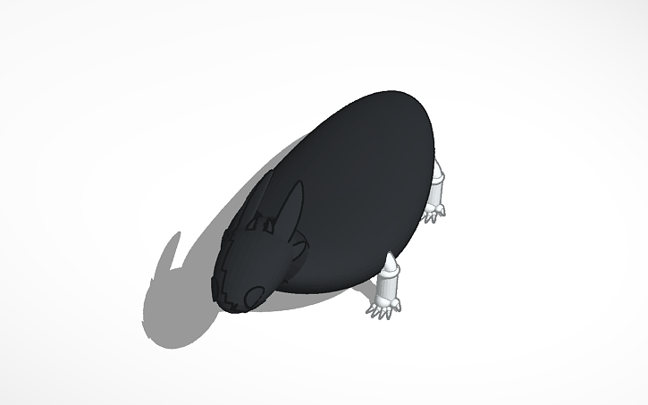 3D design lizard - Tinkercad