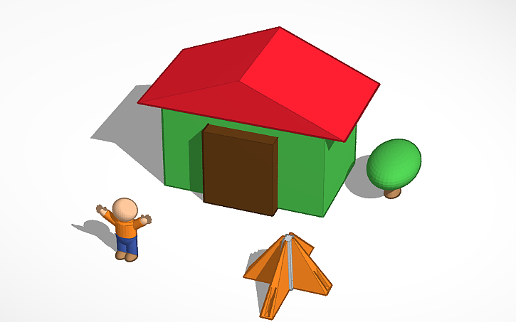 3D design Simple House Design | Tinkercad