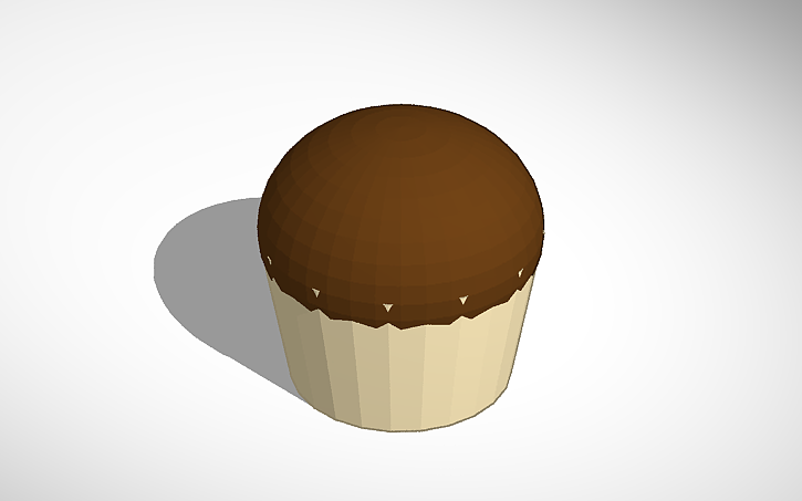 3D design Cupcake - Tinkercad
