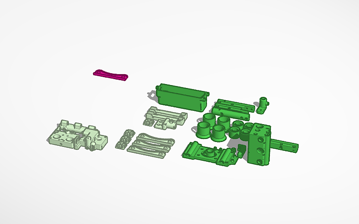3D design ProtonIX Elegoo layouts - Tinkercad