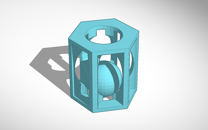 3D design Ball trap - Tinkercad
