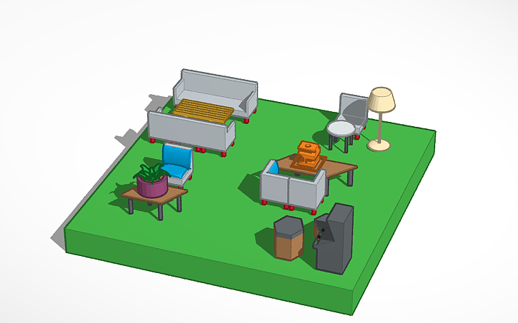 3D design Garden - Tinkercad