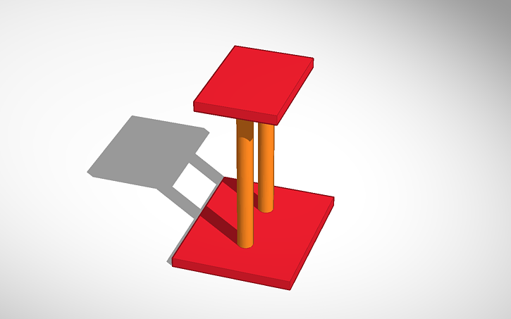 3D design Speaker Stand - Tinkercad