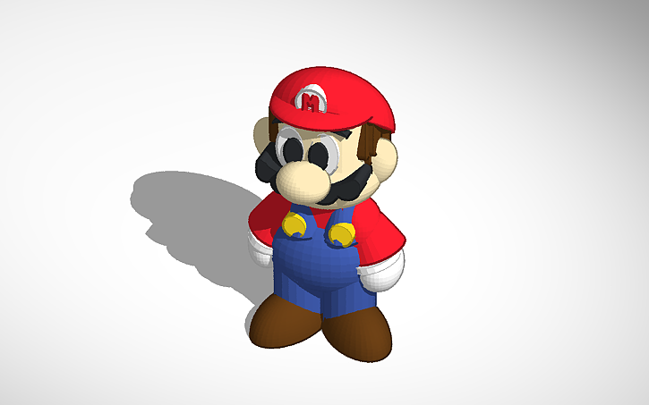 3D design mario bros - Tinkercad
