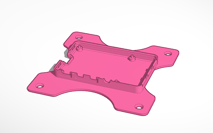 3d Design Raspberry Pi 4 Vesa 100 Case Tinkercad