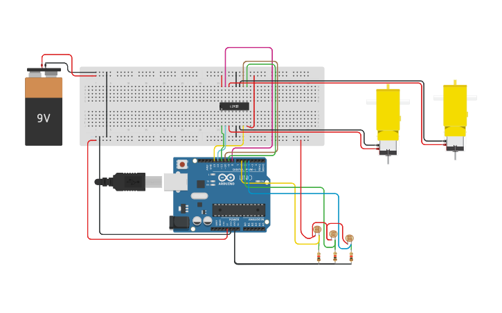 Circuit design Smashing Amur - Tinkercad