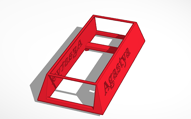 3D design Arduino 2WD Chassis Template plate - Tinkercad
