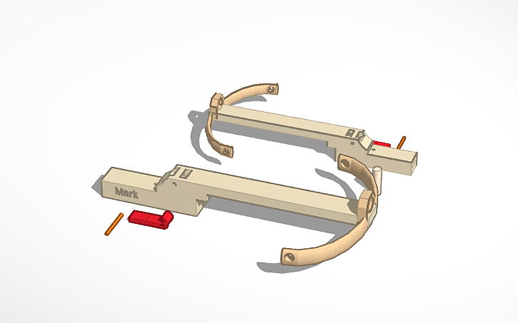 3D design Crossbow - Tinkercad