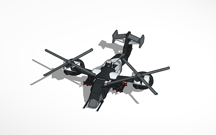 3D design Attack Chopper - Tinkercad