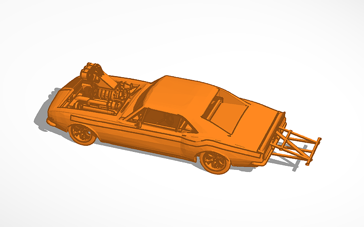 3D design Trenton's Drag Car - Tinkercad
