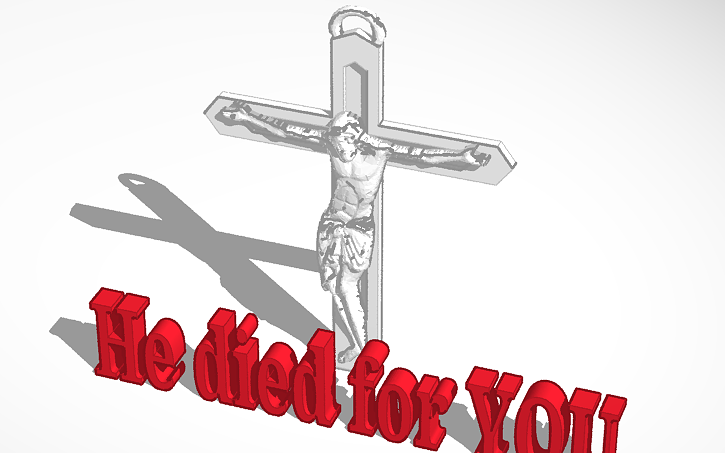 3D design Jesus - Tinkercad
