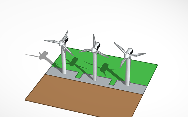 3D design Windmill - Tinkercad