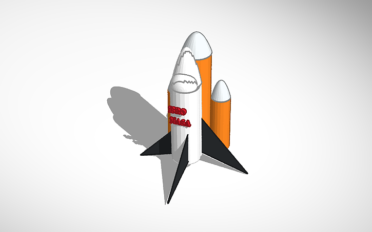 3D design space shuttle | Tinkercad