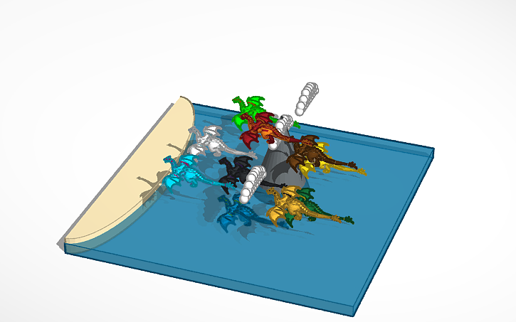 3D design Wings of Fire - Tinkercad