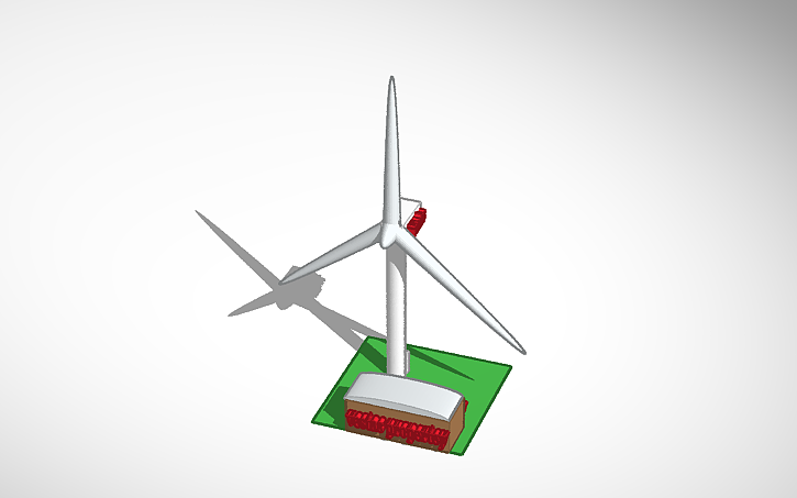 3D design Vestas Wind Turbine - Tinkercad