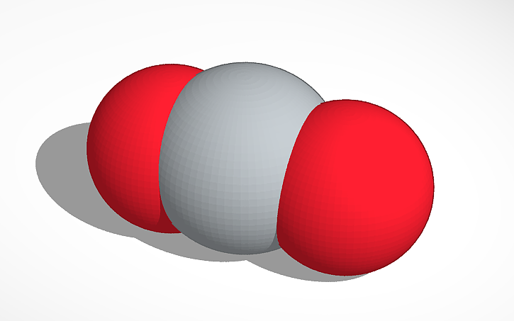3D design CO2 - Tinkercad