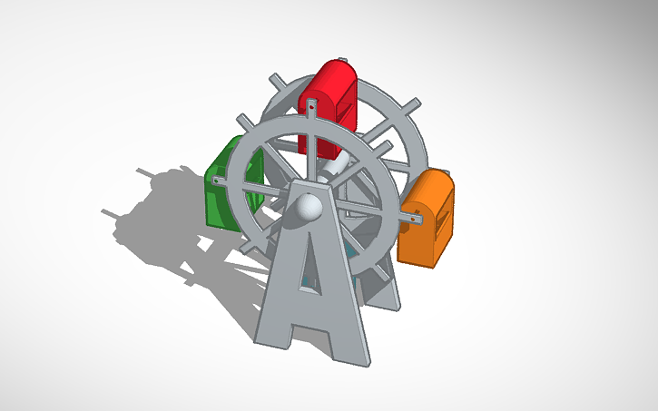 3D design Fun wheel - Tinkercad