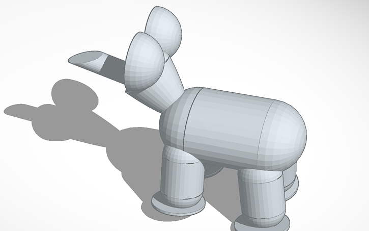 3D design Elephant - Tinkercad