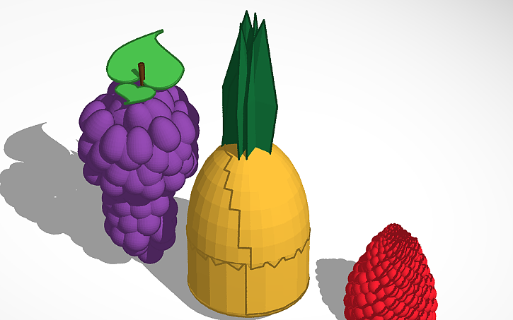 3D design Still Fruit Life Lesson - Tinkercad