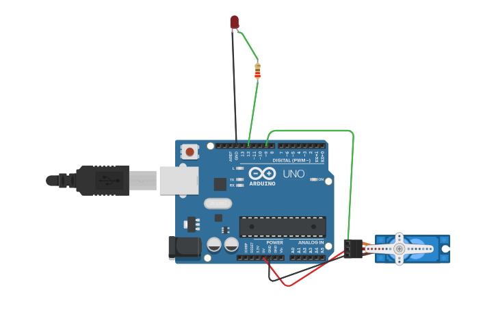 Circuit design Blink led without delay - Tinkercad