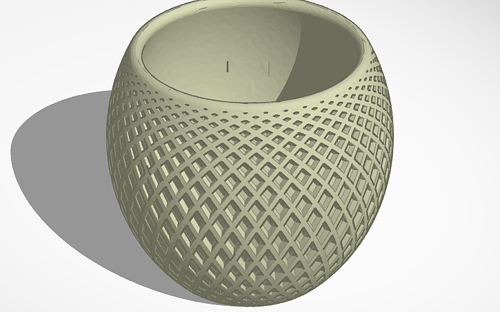 3D design Vase - Tinkercad