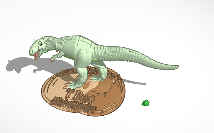 3D design T Rex - Tinkercad