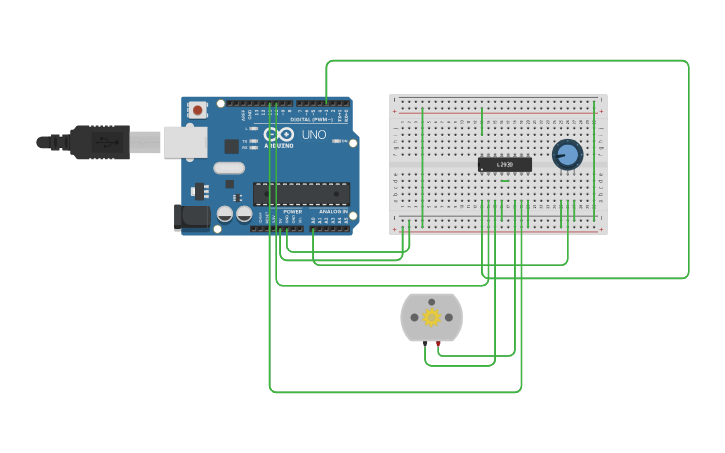 Circuit Design Analog Input Tinkercad
