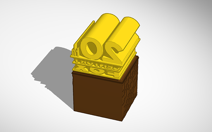 3D design 20th Century Fox No Lights | Tinkercad