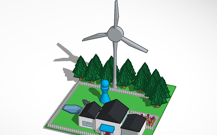 3D design Tinker house 101 | Tinkercad