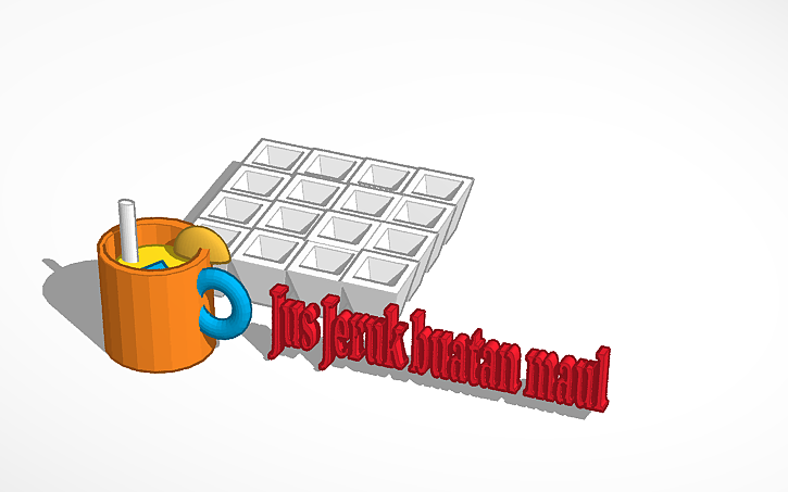 3D design Es batu - Tinkercad