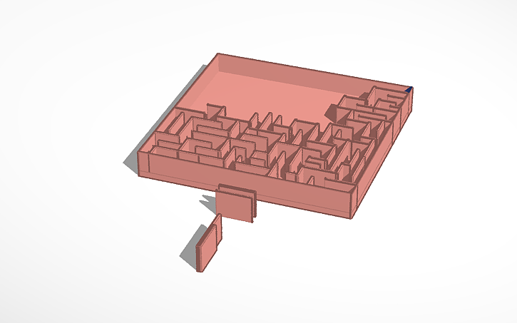 3D design maze - Tinkercad
