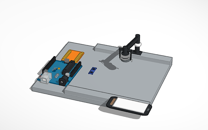 3D design Document Scanner - Tinkercad