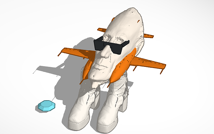 3D design spooky man | Tinkercad