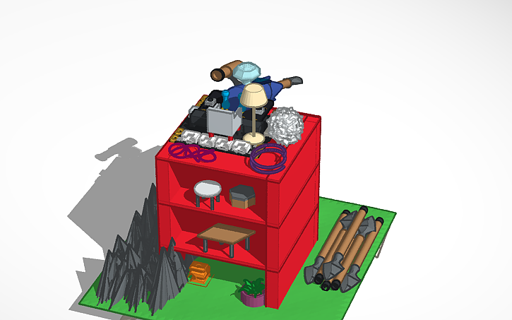 3D design The Evil Lair - Tinkercad