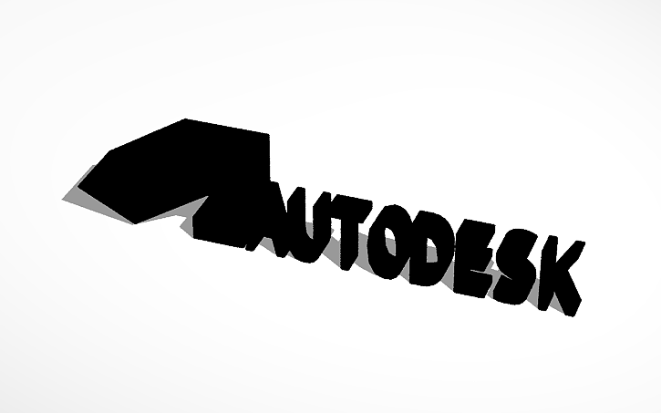 3D design Autodesk logo - Tinkercad