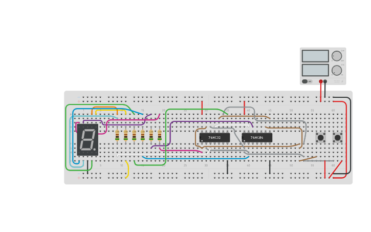 Circuit design Display | Tinkercad