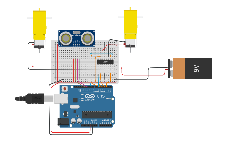 Circuit design Práctica 12 - Tinkercad
