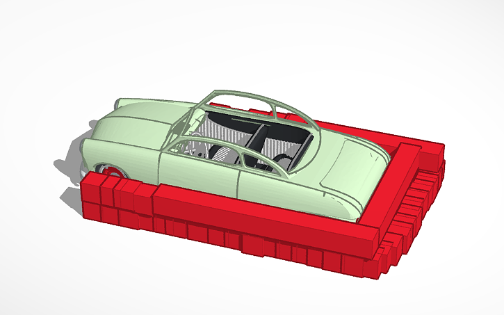 3D design zelfgemaakt fordtje | Tinkercad