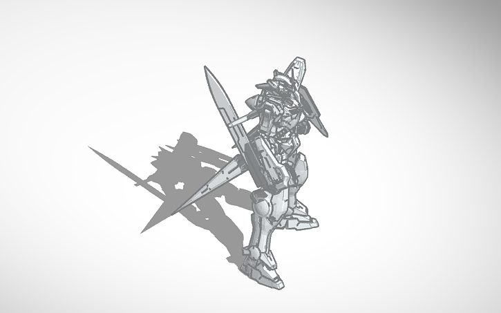 3D design Exusiai - Tinkercad