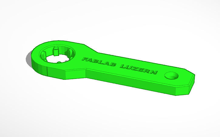3D design CNC-Mill-Key-ER20 | Tinkercad