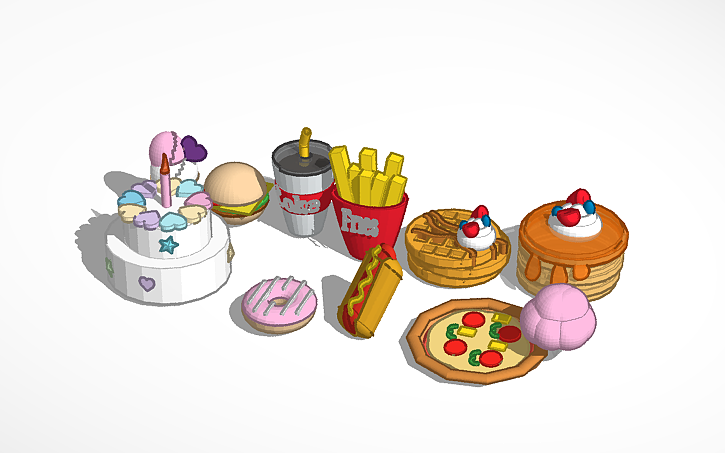 3D design Food - Tinkercad