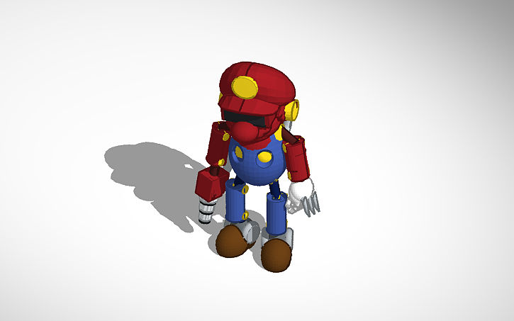3D design hyper metal mario (in progress)fan-made) | Tinkercad