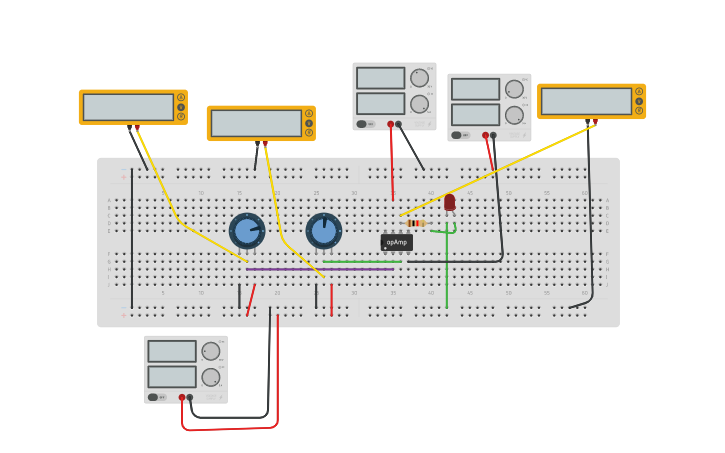 Circuit design KOMPARATOR ALAT | Tinkercad