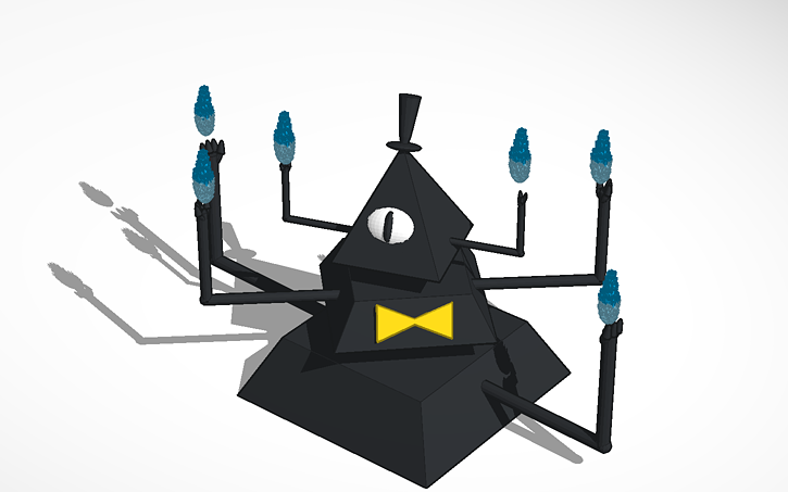 3D design Copy of Bill ciphers physical form | Tinkercad