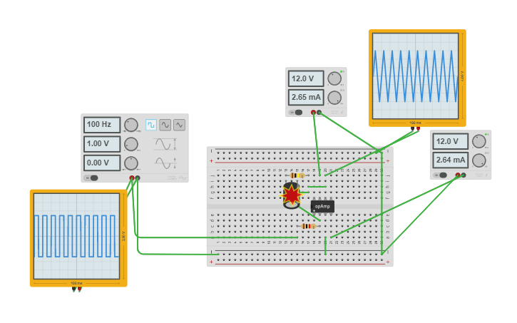 Circuit design integral exp 7 - Tinkercad
